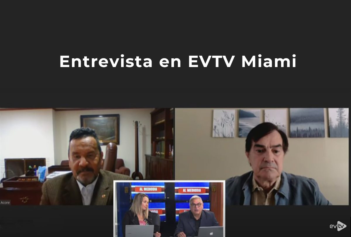 CR (R) John Marulanda hablando en EVTV Miami - ACORE 2026